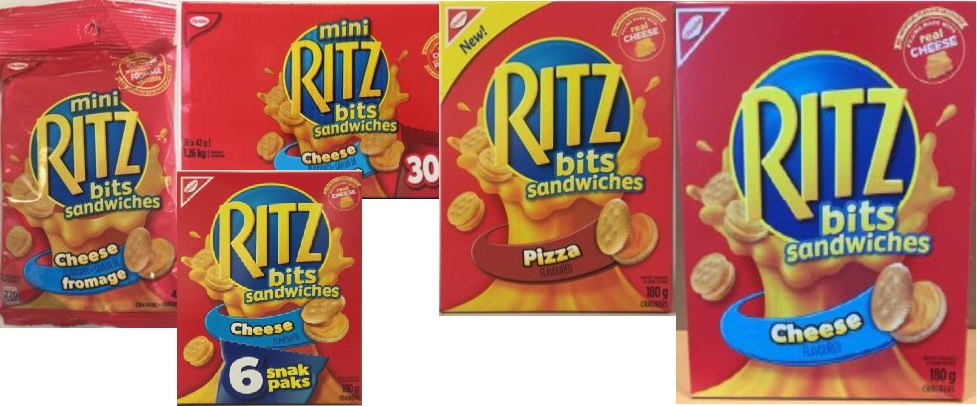 CFIA recalls various Christie Ritz Bits sandwich crackers due to salmonella risk