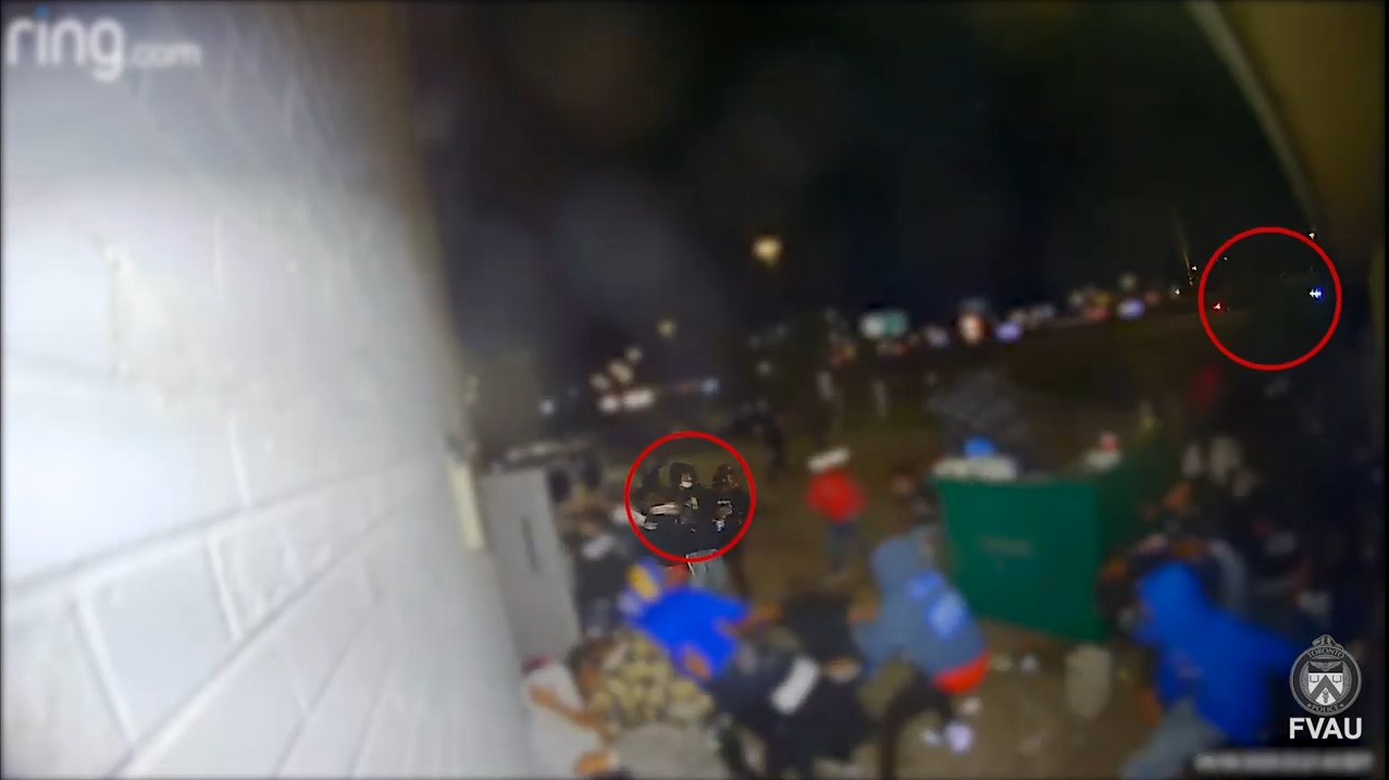 WATCH More than 60 shots fired in a shootout at a memorial for a rapper ...